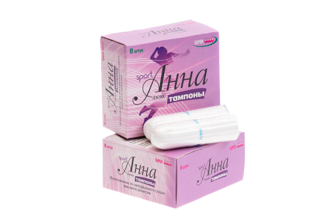 Тампоны АННА люкс Спорт super - 8 шт