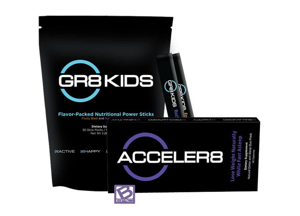 B-Epic | Продукция компании | ELEV8, ACCELER8, GR8 KIDS, REJUVEN8, HYDR8