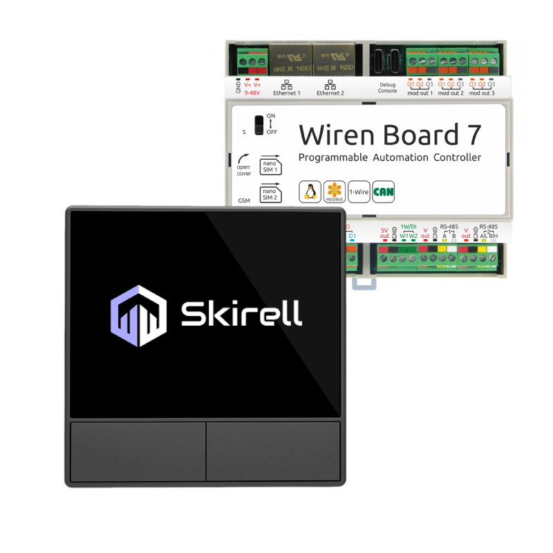 Skirell-Panel и Wiren Board