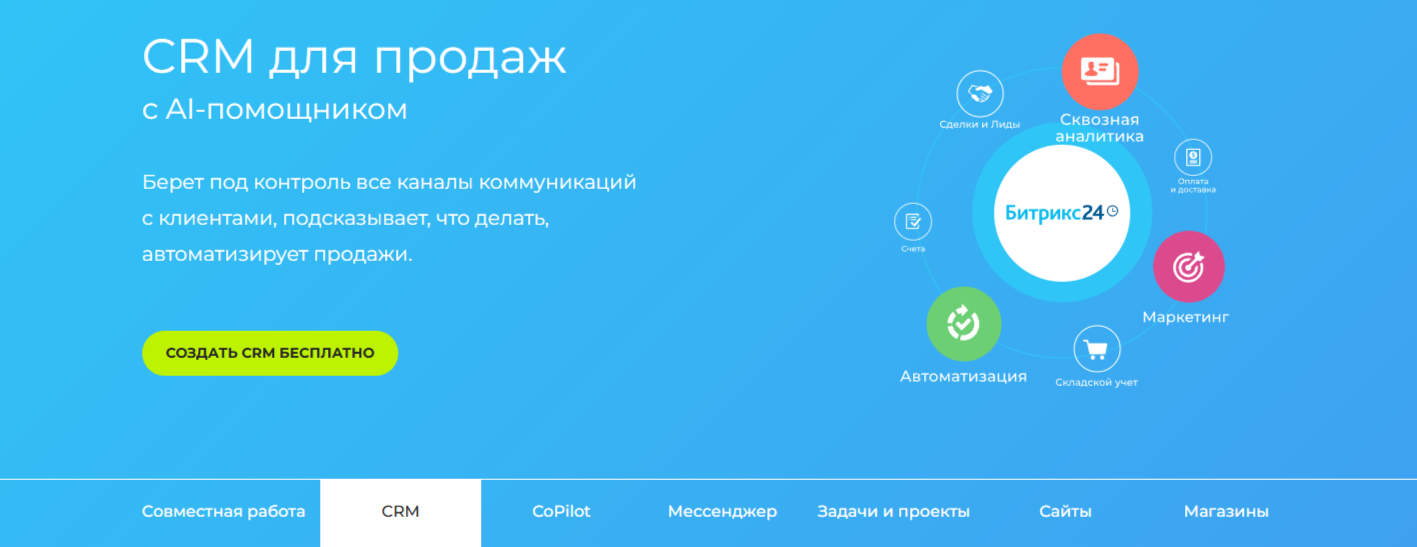 Битрикс24 CRM + AI