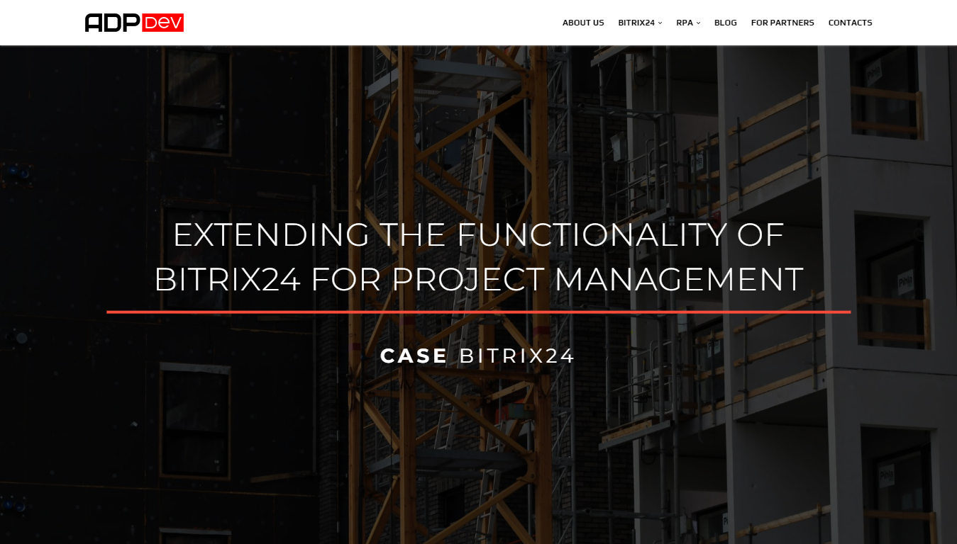 Extending the functionality of bitrix24 for project management
