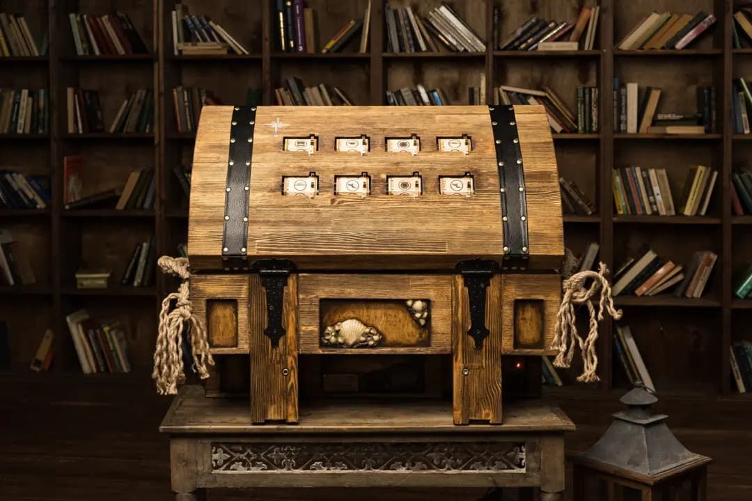 Dead Man's chest by Produced Studio is a portable escape game